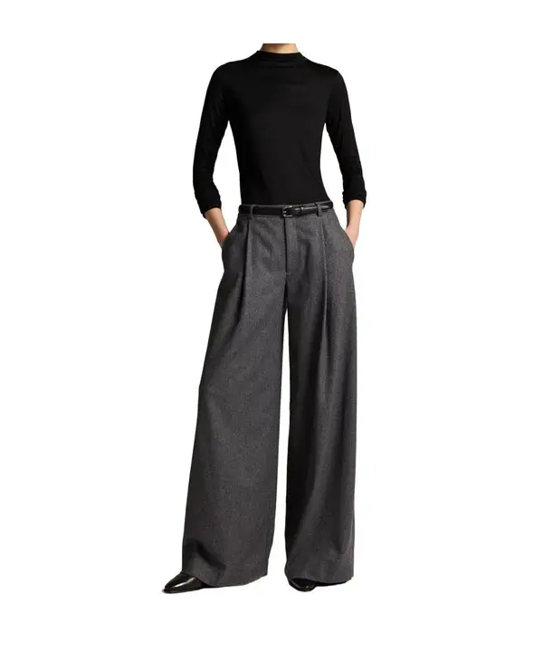 Vince Wide-leg Casual Trousers