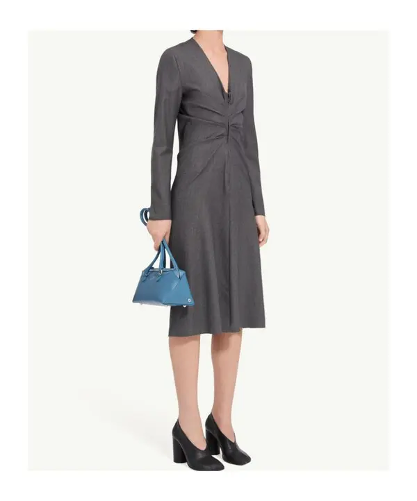MAISON MARGIELA Wool Cotton Tailoring Dress
