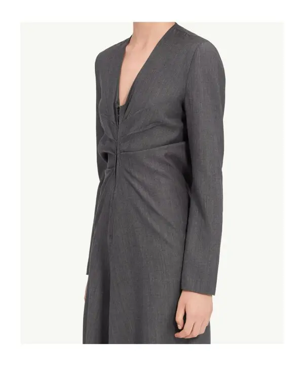 MAISON MARGIELA Wool Cotton Tailoring Dress