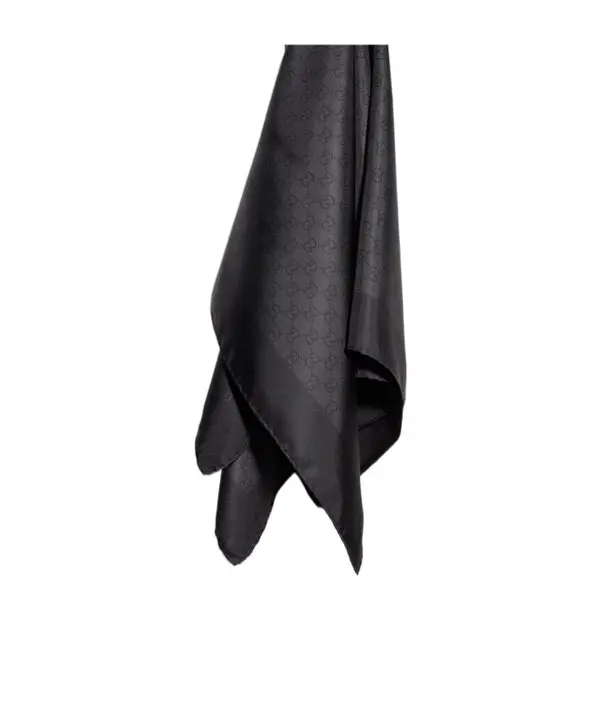 Gucci Gg Print Square Scarf