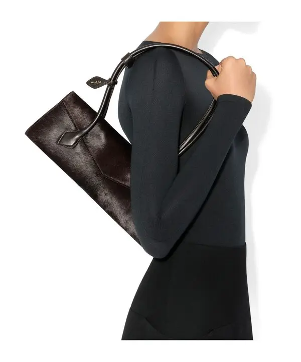 Alaïa Le Teckel Flap Medium Bag In Haircalf