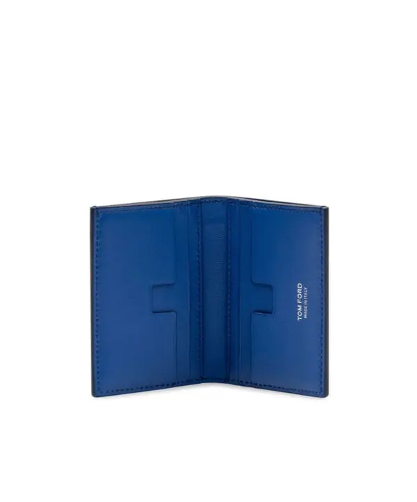 TOM FORD Logo Embossed Bifold Wallet