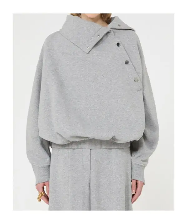 Sportmax Asymmetric Press-stud Sweatshirt