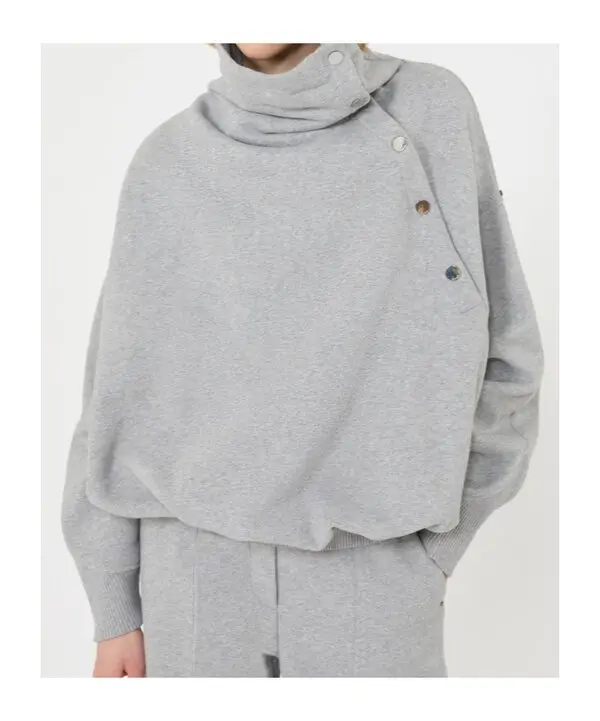 Sportmax Asymmetric Press-stud Sweatshirt