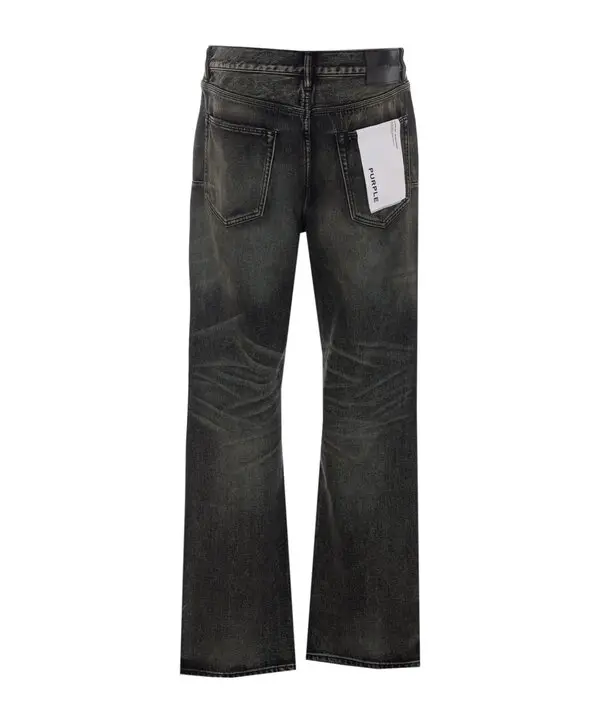 PURPLE BRAND Distressed Patchwork-detail Jeans