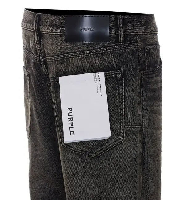 PURPLE BRAND Distressed Patchwork-detail Jeans