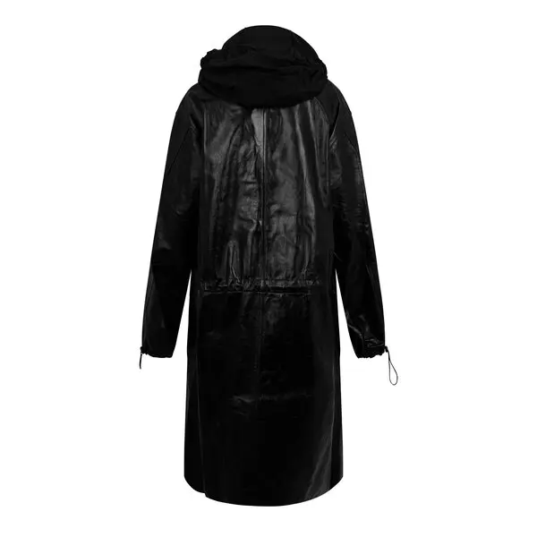 Bottega Veneta Hooded Zip-up Overcoat