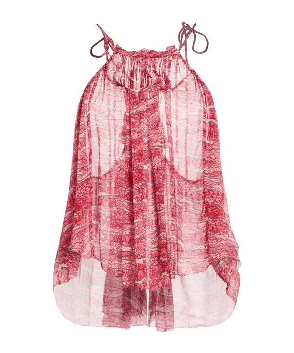Isabel Marant Étoile Ruffled Cami Top - Red