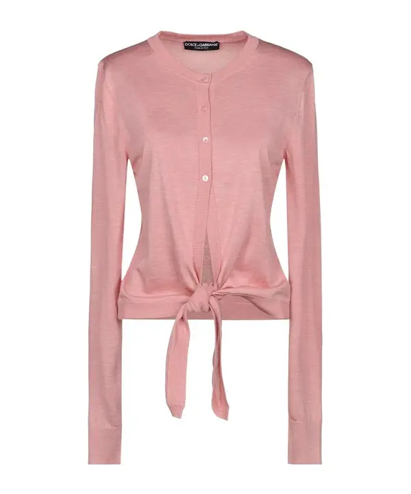 Dolce & Gabbana Minimalist Solid-color Knit Top - Pink