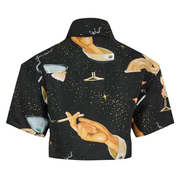 Amiri Printed Silk Shirt