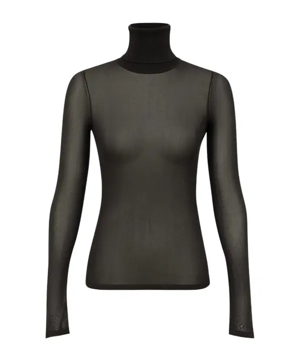 Zimmermann Fine-knit High-neck Top - Black