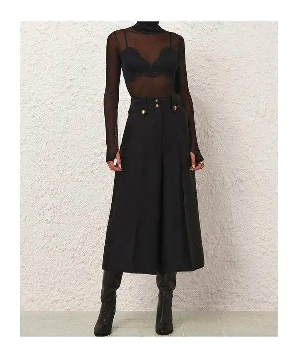 Zimmermann Fine-knit High-neck Top
