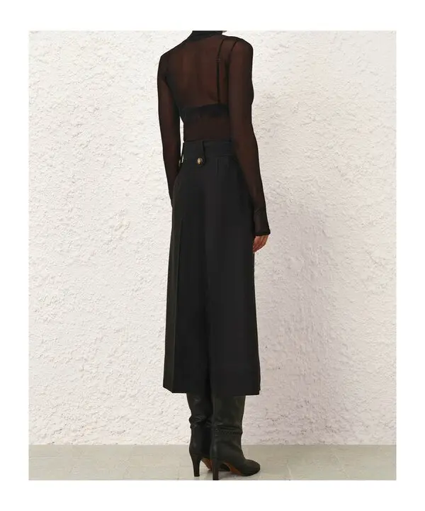 Zimmermann Fine-knit High-neck Top