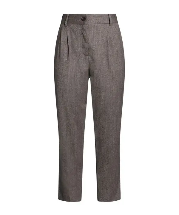 Dolce & Gabbana Slim-fit Two-tone Wool Leggings - Grey