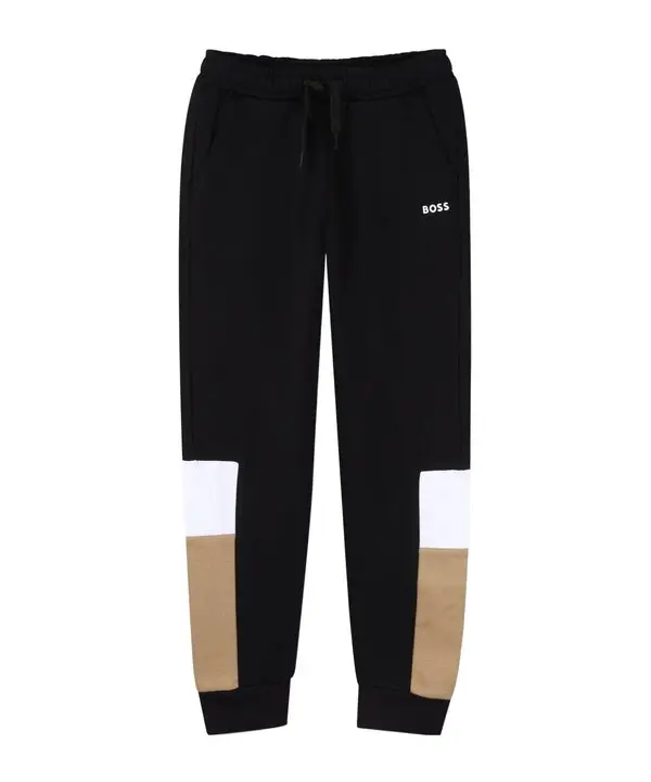 Hugo Boss Colourblock Jogger Pants - Black