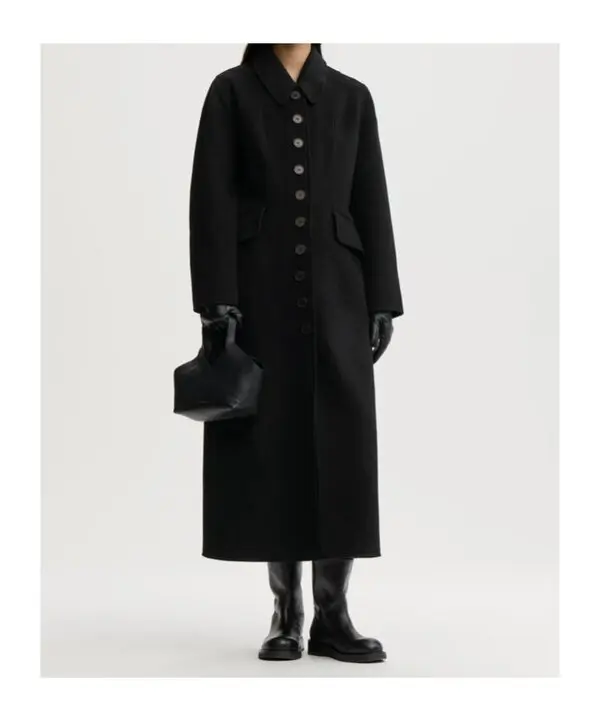 BY MALENE BIRGER Pointcollar Singlebreasted Long Coat