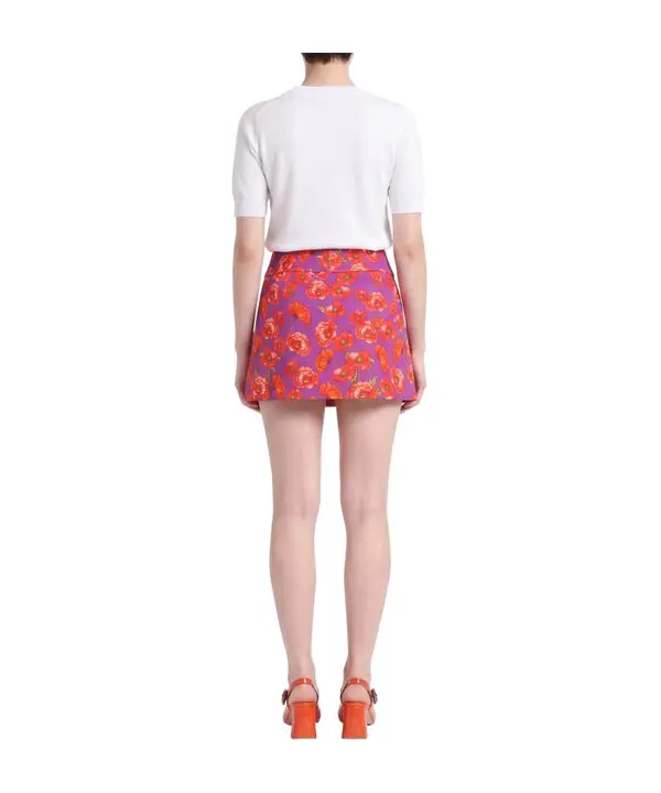 Dolce & Gabbana Floral Print Trumpet Skirt