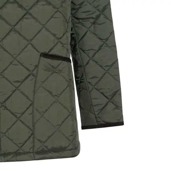 Barbour Quilted Jacket With Corduroy Collar - No