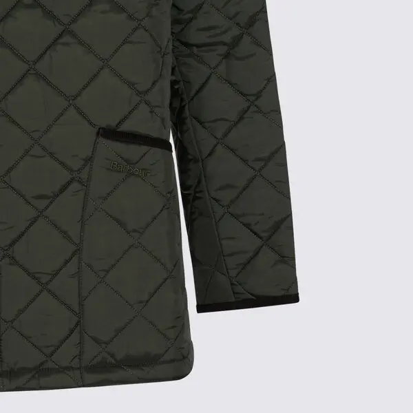 Barbour Quilted Jacket With Corduroy Collar - No