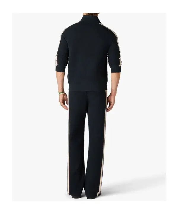 Casablanca Sidestripe Zipup Knit Track Jacket