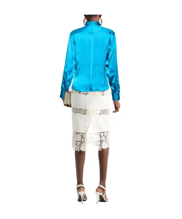 Dolce & Gabbana Solid-color Satin Shirt