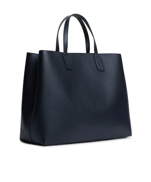 Tommy Hilfiger Structured Satchel Bag With Top Handles