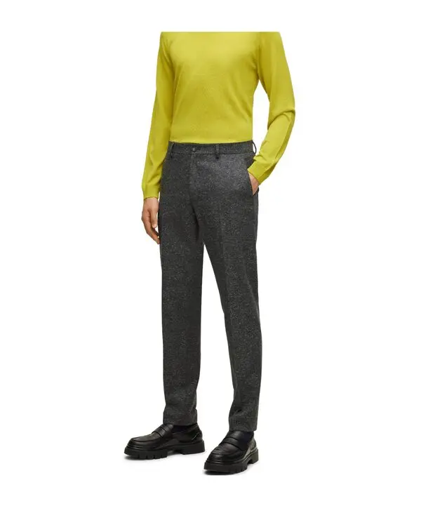 Hugo Boss Speckled Tailored Trousers