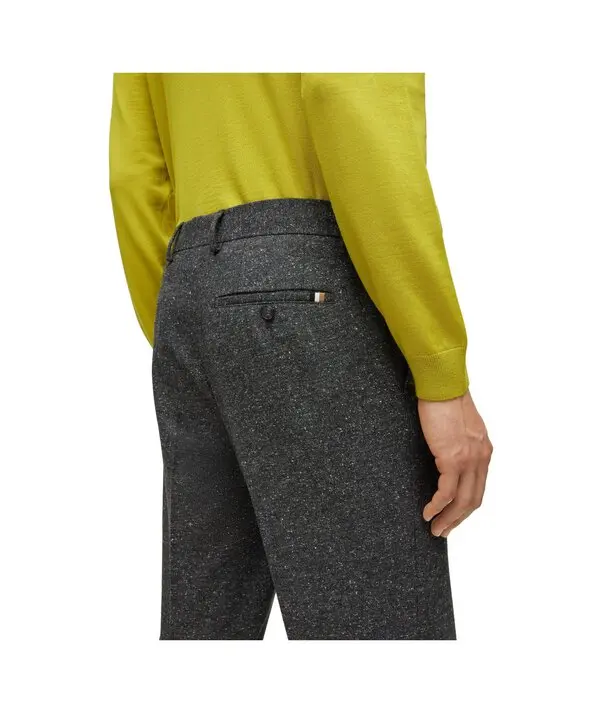 Hugo Boss Speckled Tailored Trousers