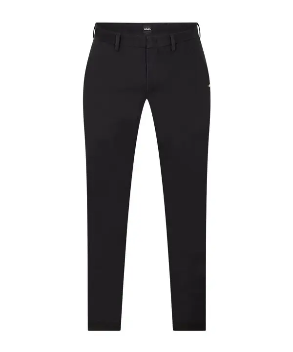 Hugo Boss Slimfit Twill Chino Trousers - Black