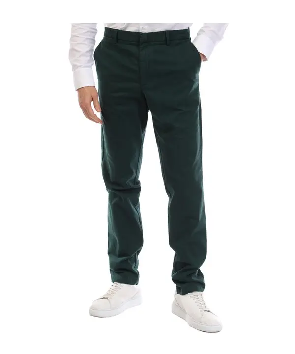 Hugo Boss Twill Chino Trousers - Green