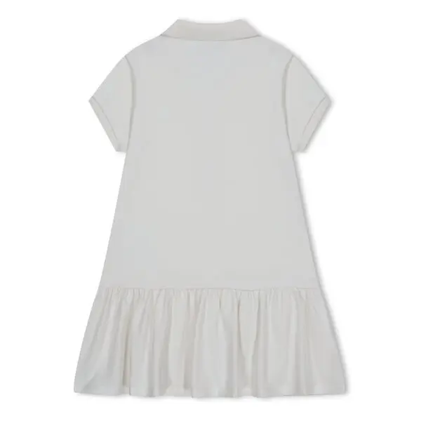 Moncler Cotton Dress With Logo Detail