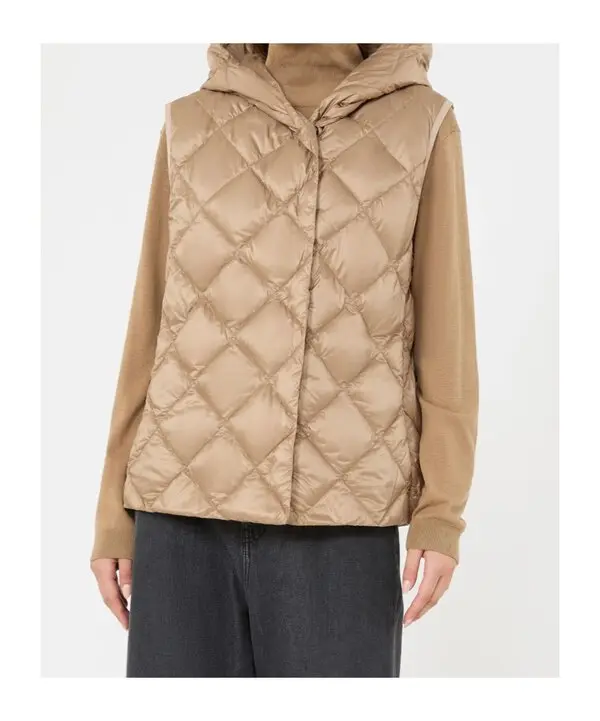 Max Mara Water-repellent Quilted Padded Gilet