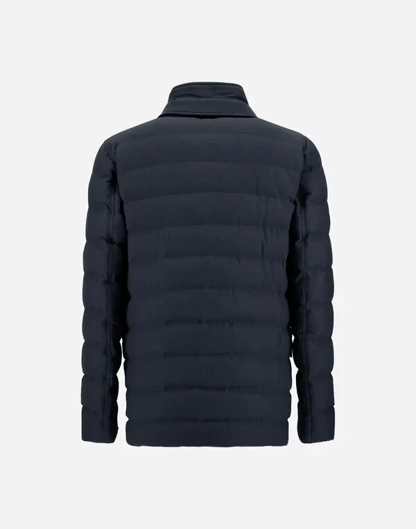 Herno Quilted Long-sleeve Down Jacket