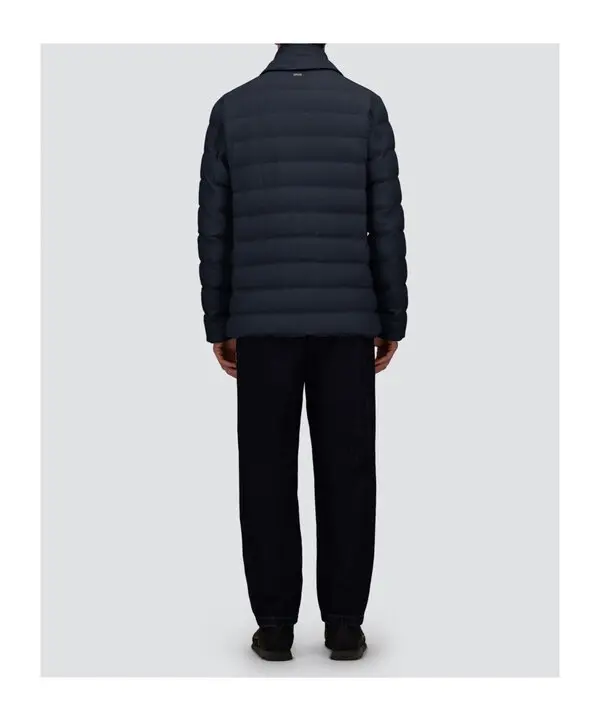 Herno Quilted Long-sleeve Down Jacket