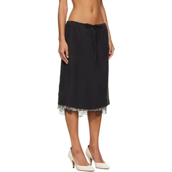 Studio Nicholson Drawstring Skirt