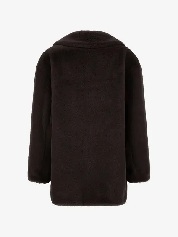 Herno Double-breasted Faux Fur Coat