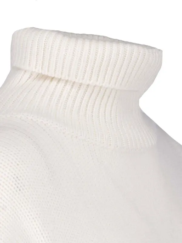 LISA YANG Cropped Turtleneck Knitted Sweater