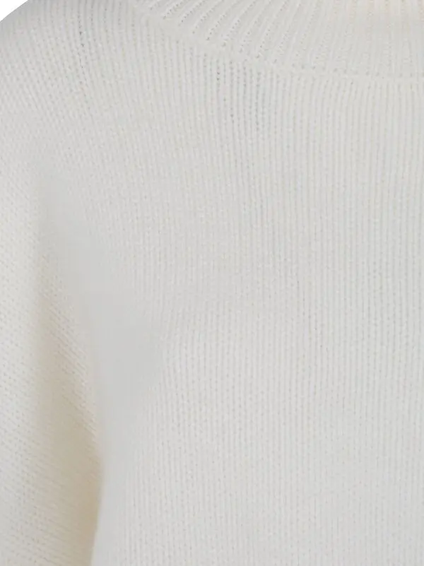 LISA YANG Cropped Turtleneck Knitted Sweater
