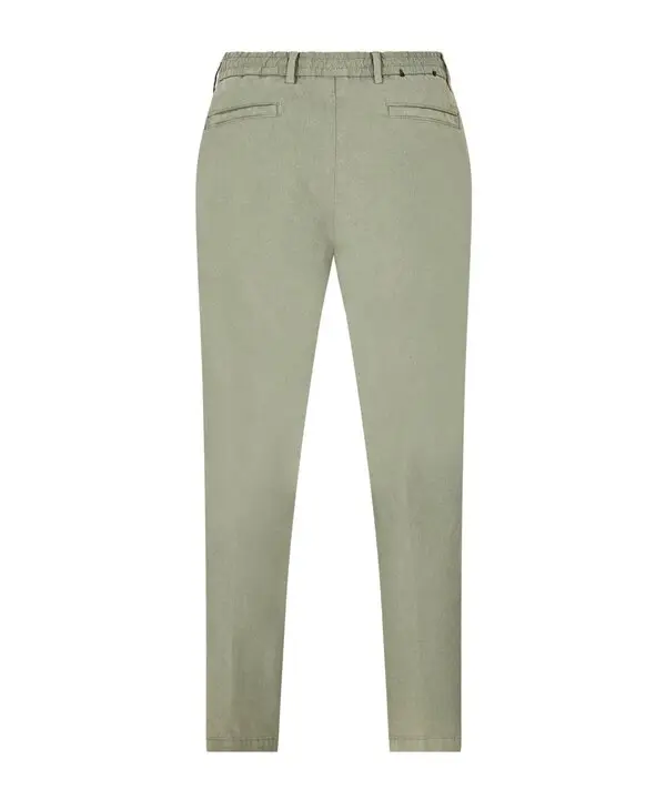Hugo Boss Sagegreen Drawstring Blend Casual Trousers