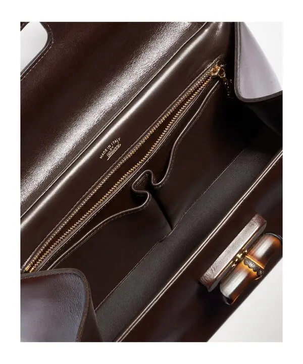 Gucci Bamboo Vendetta Top Handle Bag - Dark Brown