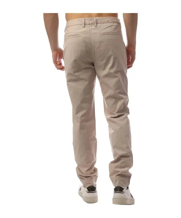 Hugo Boss Lightbeige Singlepleat Chino Trousers