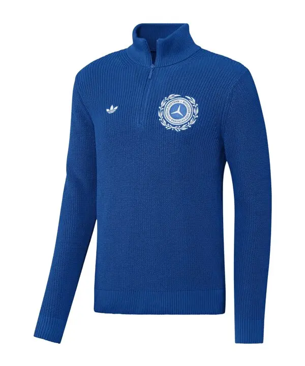 ADIDAS ORIGINALS Quarter Zip Knit Sweater