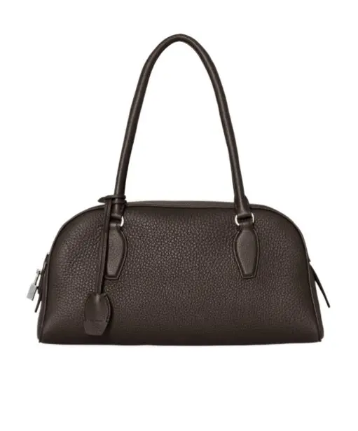 THE ROW Zippered Handbag - Walnut Shadow