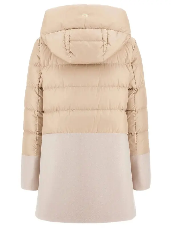 Herno Color-block Hooded Down Jacket