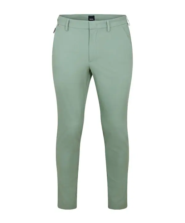 Hugo Boss Simple Straight-leg Pants - Green