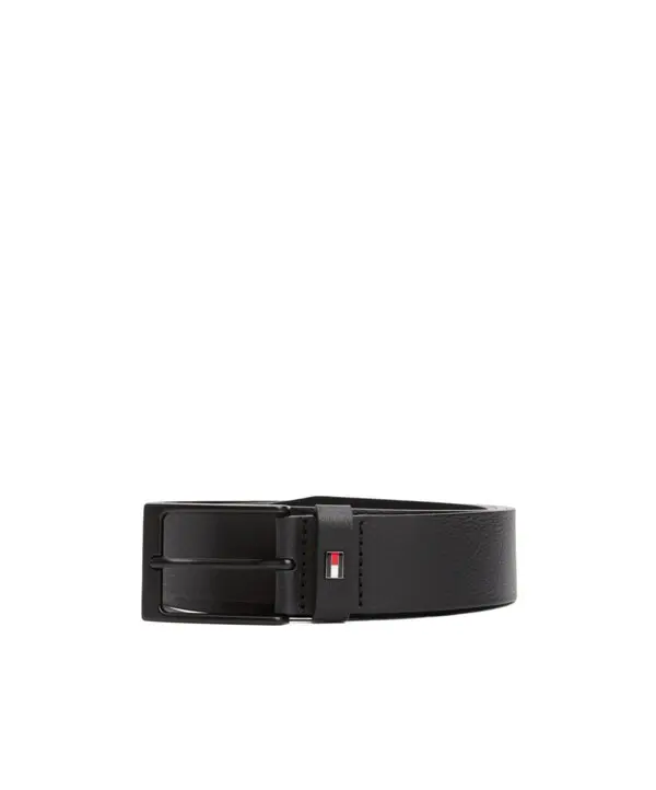 Tommy Hilfiger Solid Color Leather Belt