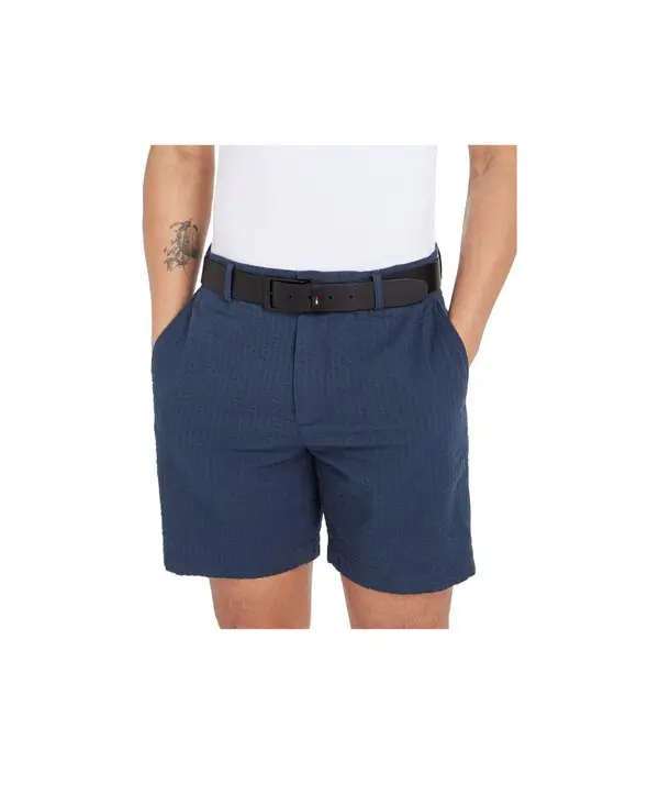 Tommy Hilfiger Solid Color Leather Belt