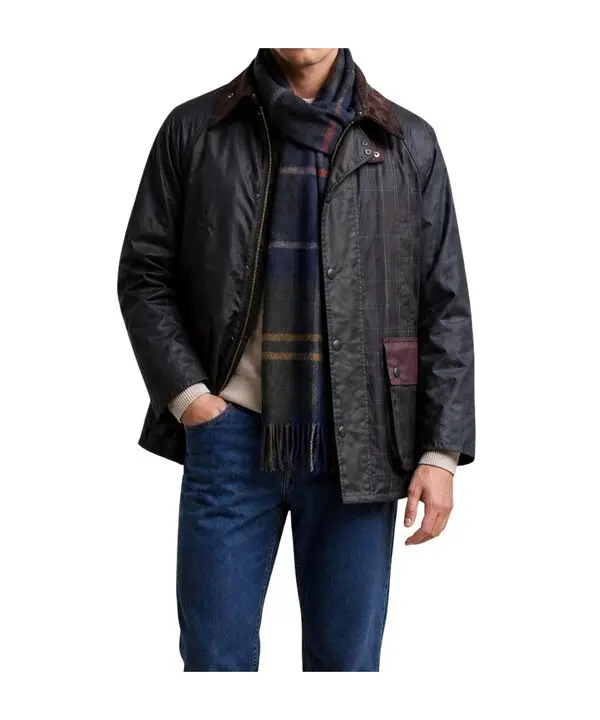 Barbour Patchwork Cordcollar Wax Jacket