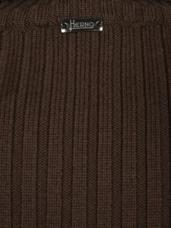 Herno Ribbed-knit Turtleneck Sweater