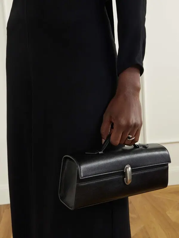 Savette Slim Pochette Leather Clutch